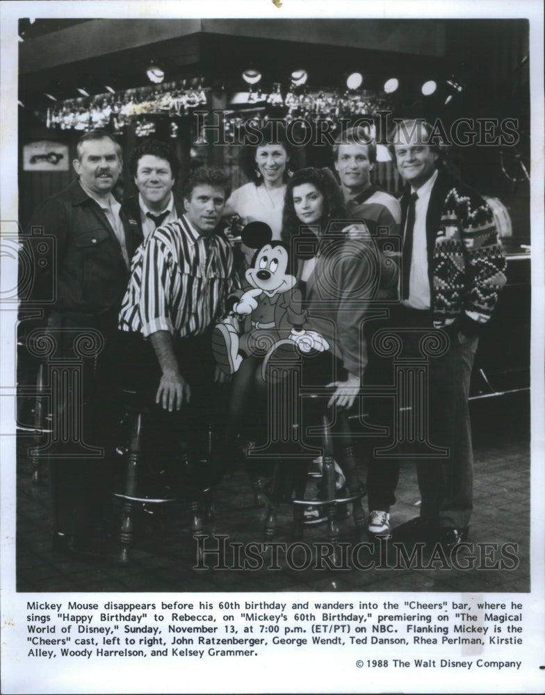 1988 Mickey Mouse Disappears 60Th Birthday - Historic Images