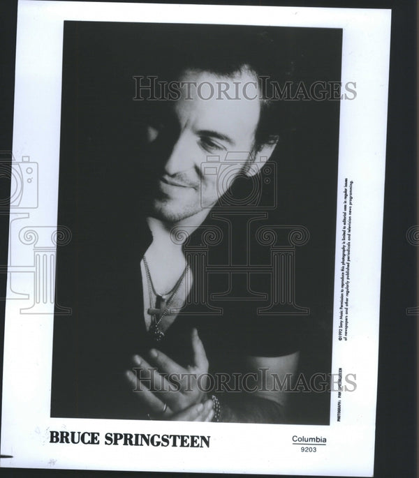 1992 Bruce Springsteen Rock Singer Musician - Historic Images