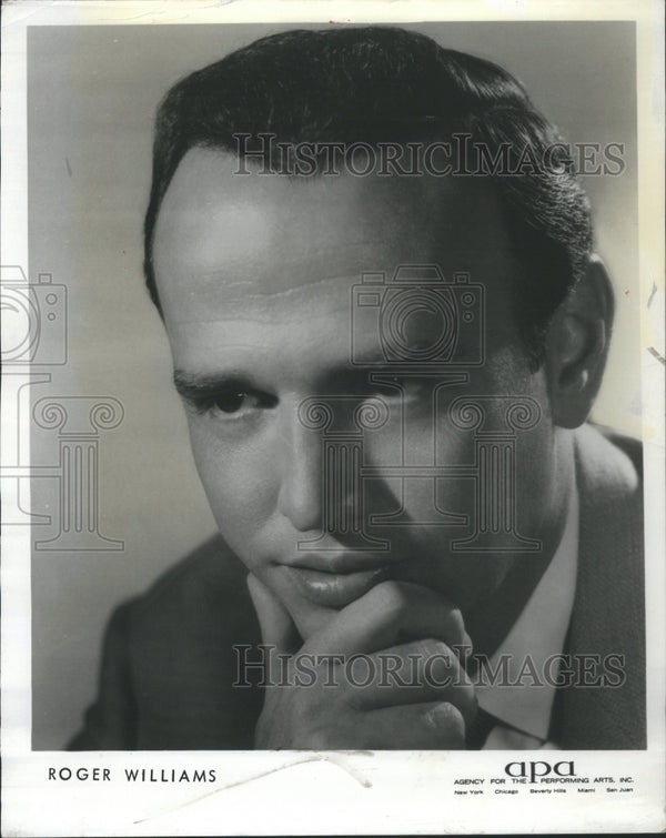 1966 Roger Williams American Music Pianist - Historic Images