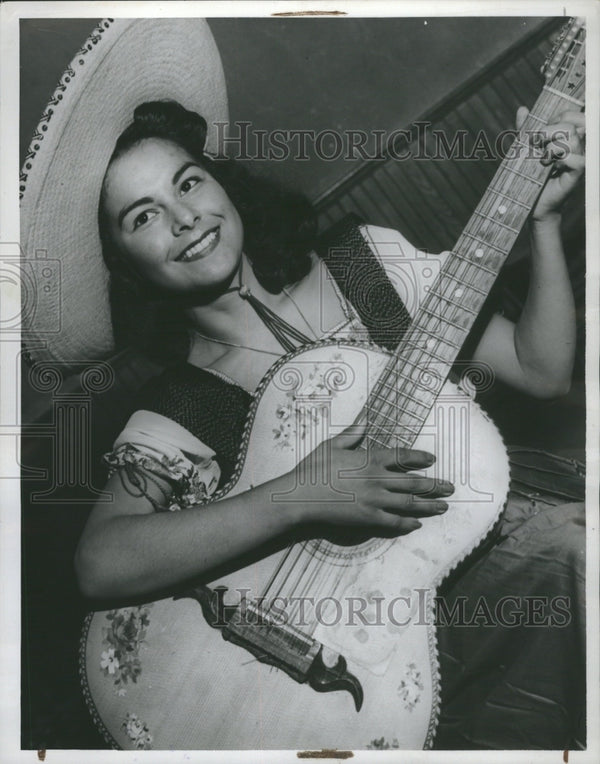 1940 Kimball Musician June Robles Michigan - Historic Images