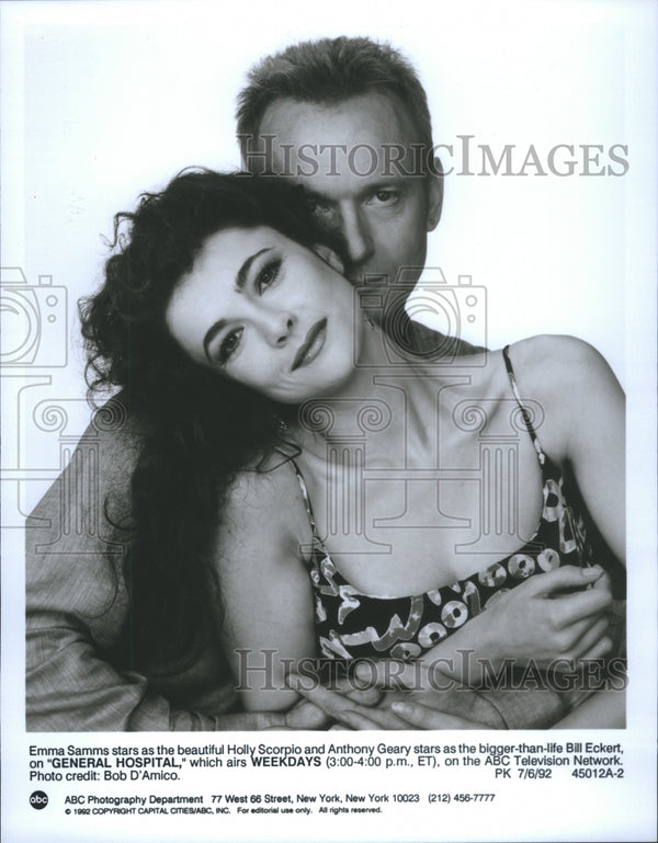 1985 General Hospital Emma Samms Anthony - Historic Images
