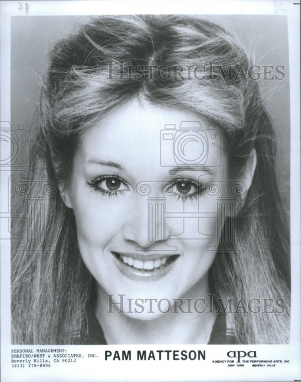 1988 Pam Matteson Entertainer Beverly Hills - Historic Images