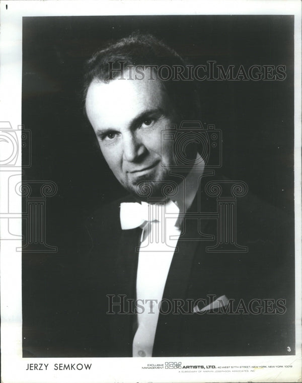 1986 Jerzy Semkow Polish Conductor - Historic Images