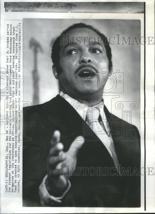 1971 Carl Stokes Politician - Historic Images