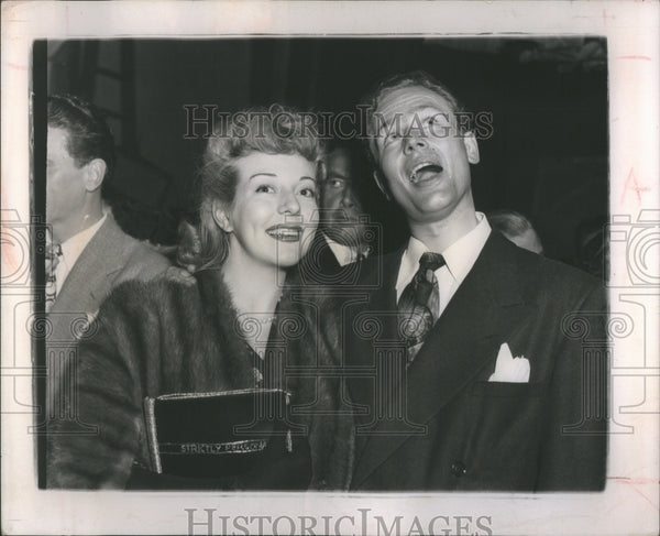 1946 James Alexander & Pam Britton On Date - Historic Images
