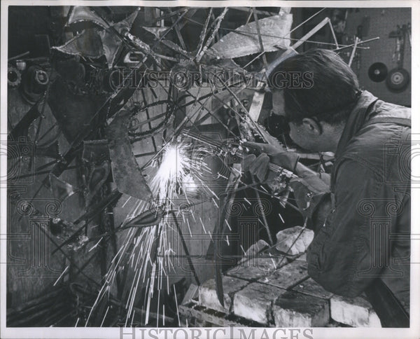1965 Anthony Bernardi Art Work Sculpture - Historic Images