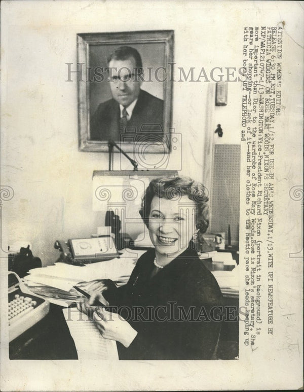 1960 Vice President Richard Nixon Rose Marr - Historic Images