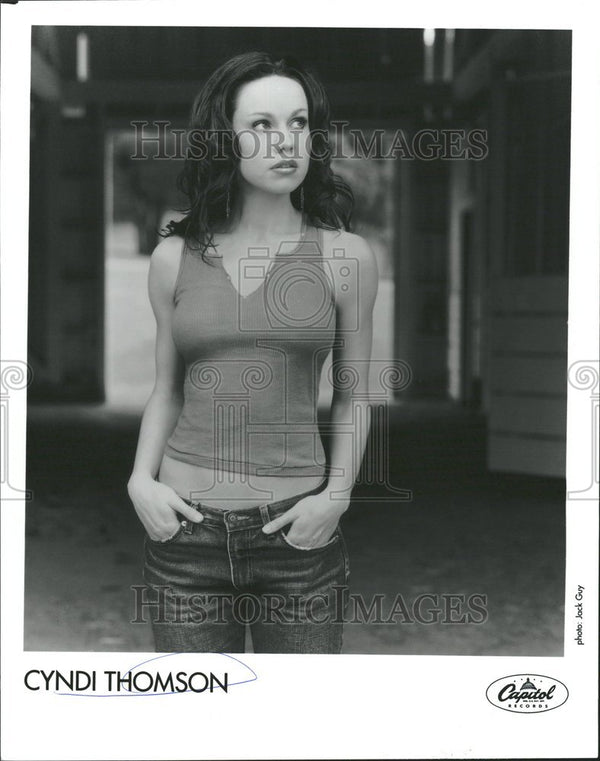 Press Photo Cyndi Thomson American Country Music Artist. - Historic Images