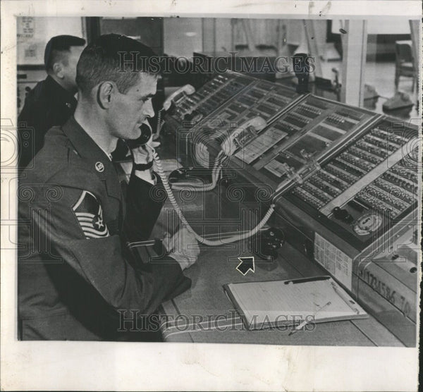 Sgt. CL Bruce SAC Command Post Officer - Historic Images