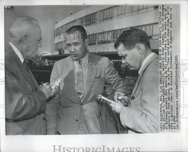 Knowland ends Tour World William - Historic Images