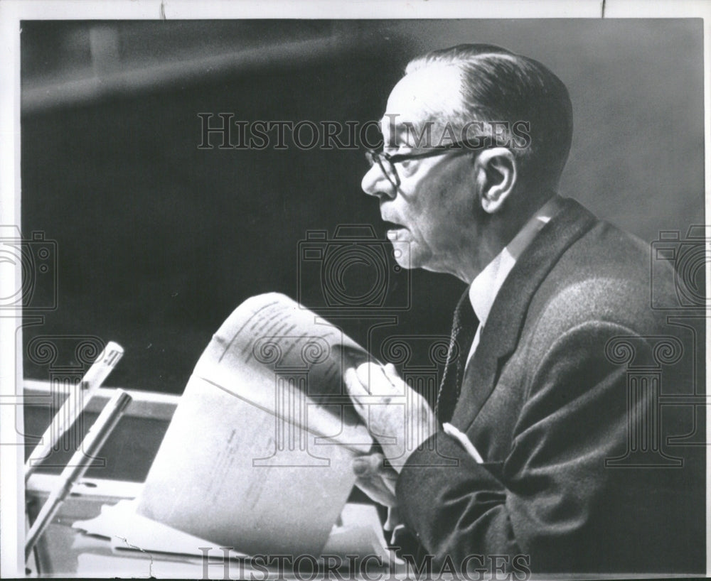 Eric Hendrik Louw addresses UN - Historic Images