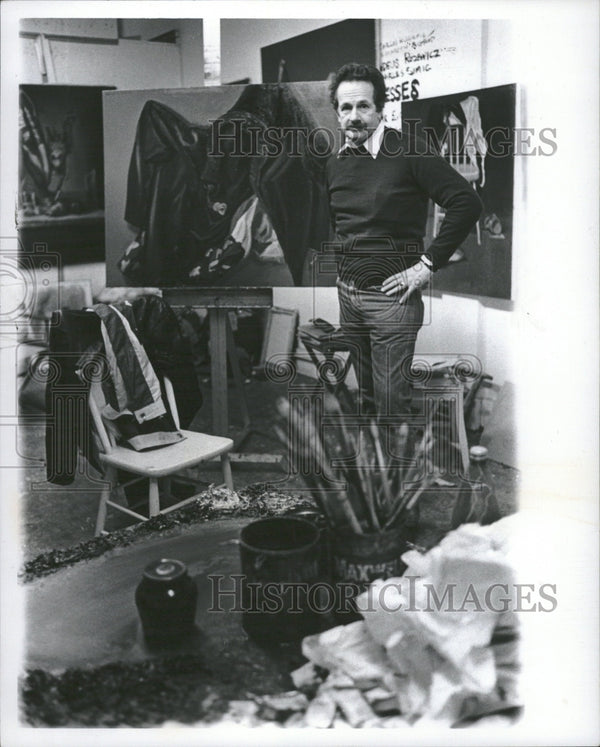 Edward Levine Detroit Painter - Historic Images