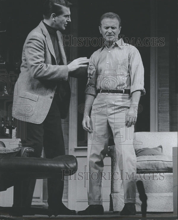 Stage Actor William Bogert Red Buttons - Historic Images