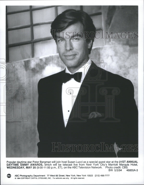 1994 Press Photo Peter Bergman Actor Daytime Emmy Award - RRU01063 ...