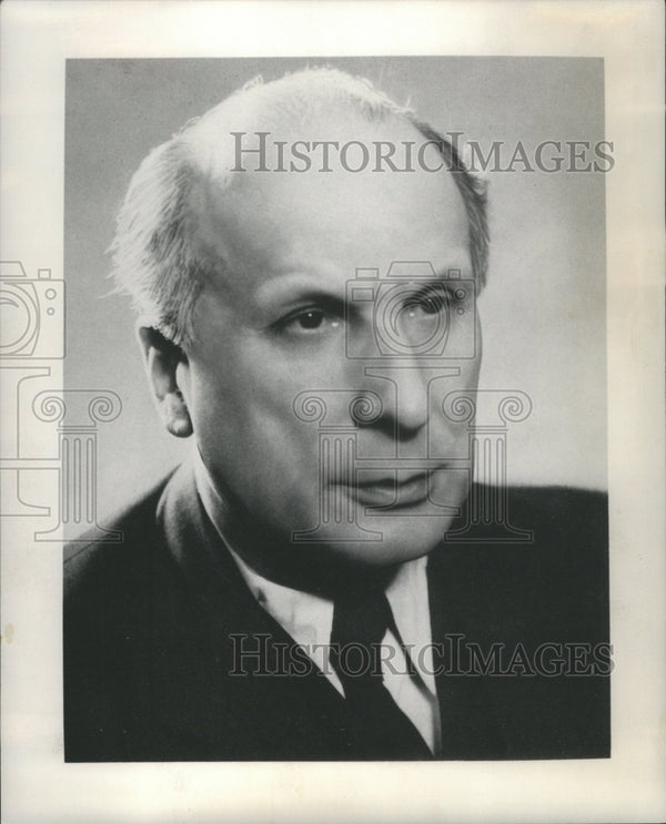 1958 Hugo Herrmann Organist & Conductor - Historic Images