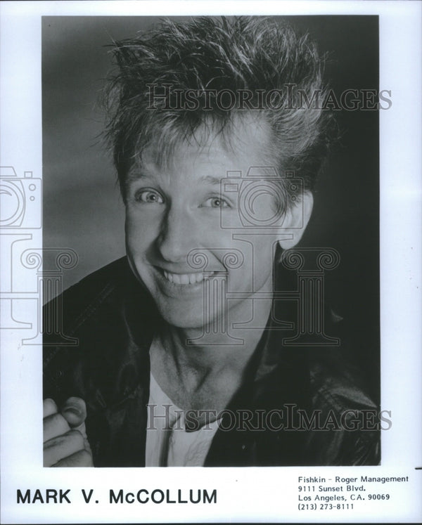 1988 Comedian Mark McCollum Closeup Smile - RRU09775 - Historic Images