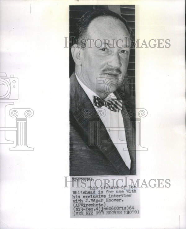 1964 Don Whitehead Journalist FBI Story - RRU13413 - Historic Images