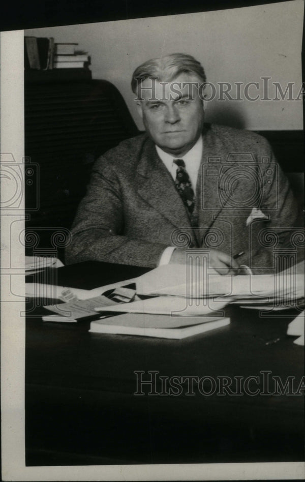 1958 Press Photo E.J. Morgan West Virginia Politician - Historic Images