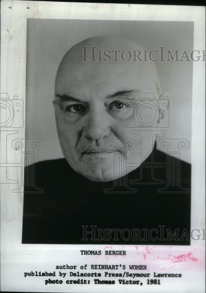 1981, Thomas Berger Author Reinhart's Women - RRU22921 - Historic Images