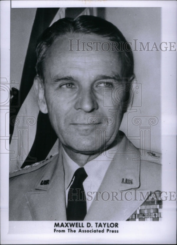 1962 General Maxwell Taylor US Army - Historic Images