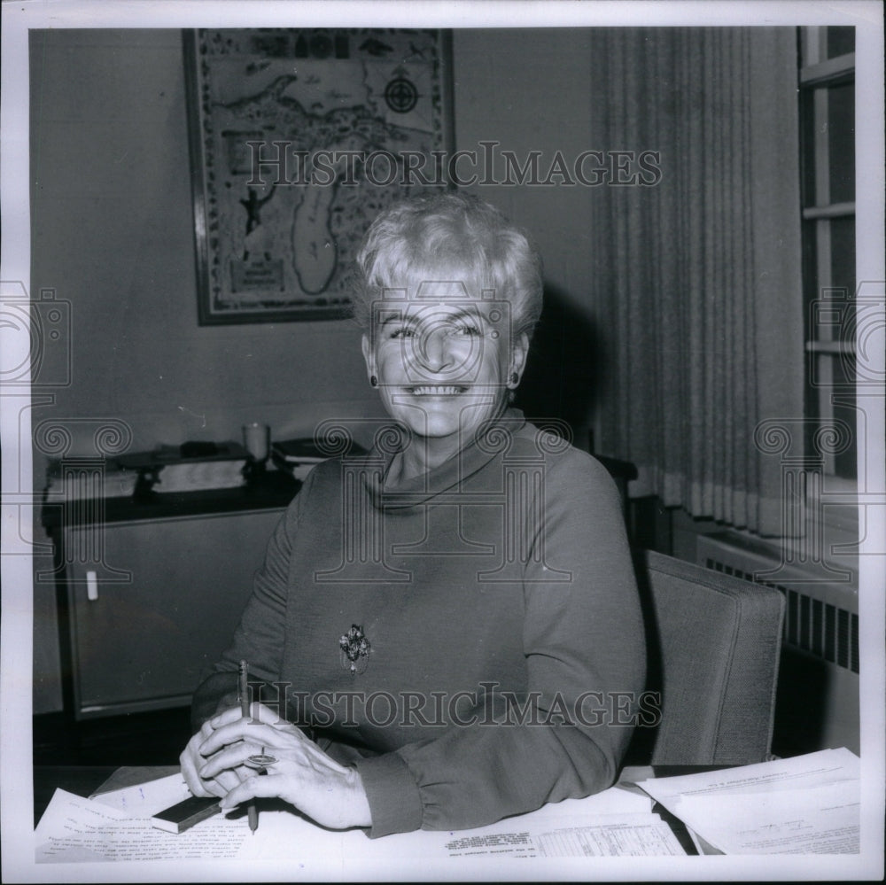 1968 Dawn Rice city clerk Redford Township - Historic Images