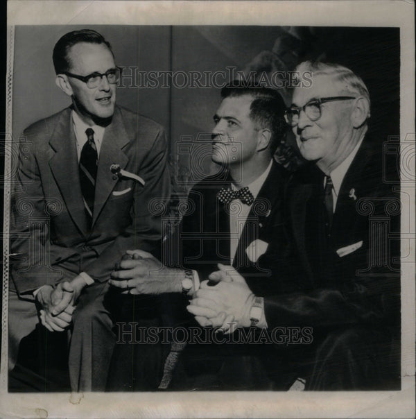 1954 Press Photo Michigan Governor G. Mennen Williams - Historic Images