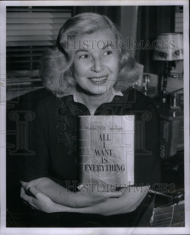 1957, Dr. Marion Mill Wife Otto Preminger - RRU52051 - Historic Images