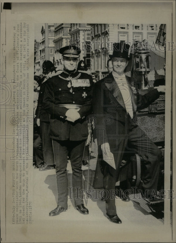 1970 David Bruce President Nixon Paris Jame - RRU52785 - Historic Images