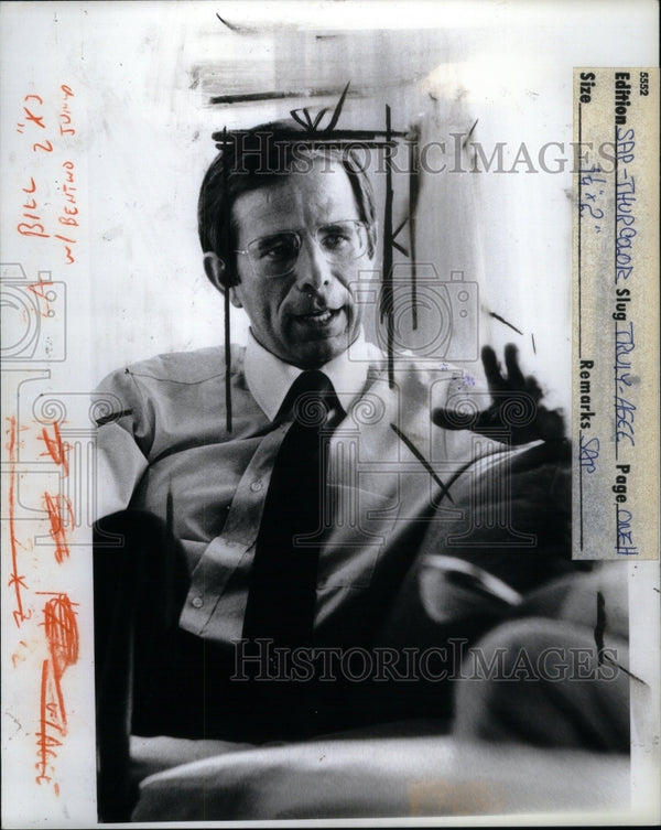 1981 Press Photo William Joseph Agee Businessman Family - Historic Images