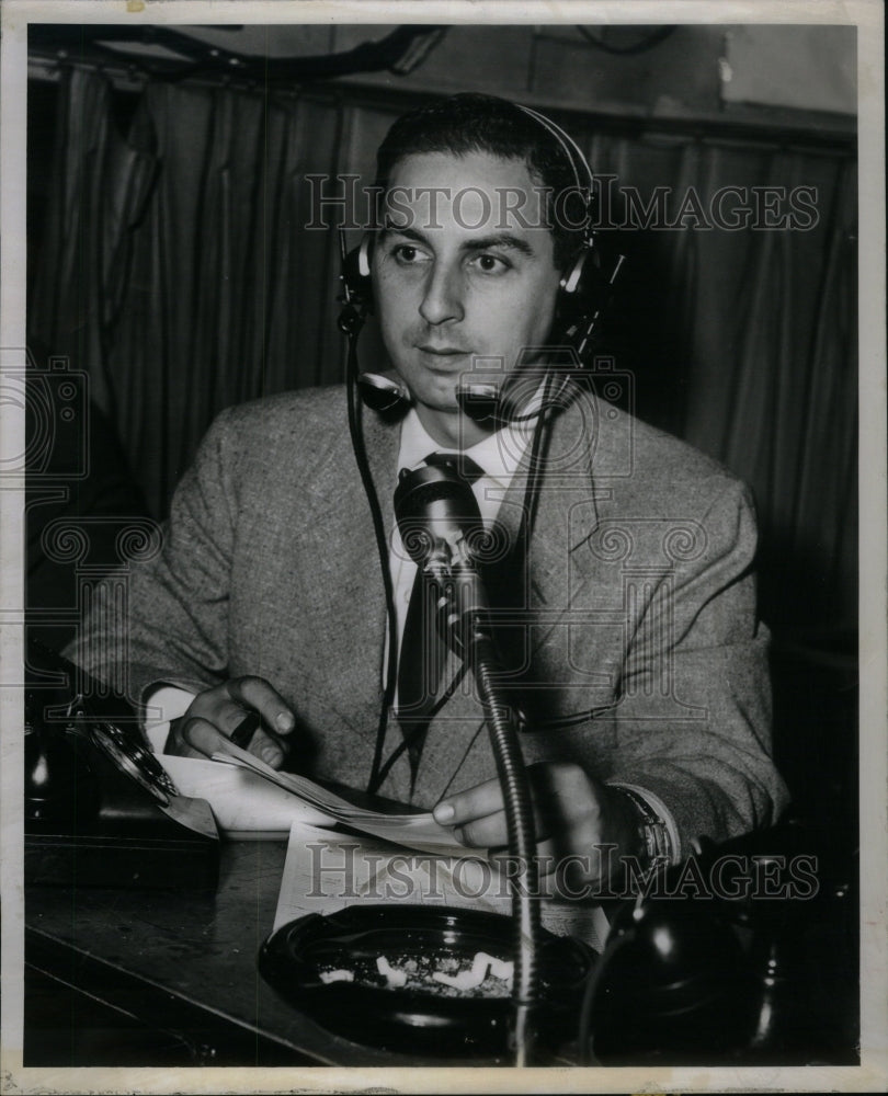 Press Photo Dave Rich, TV Program Director - RRU55113 - Historic Images