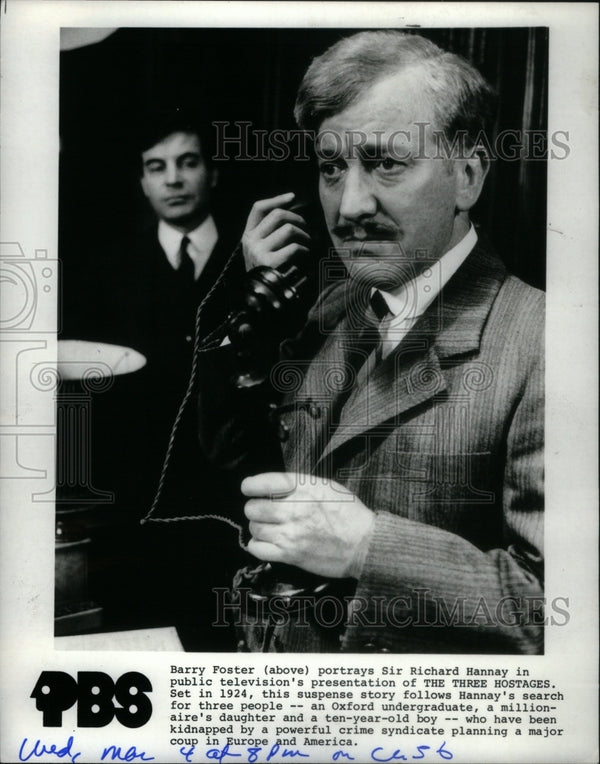 1981 Press Photo Barry Foster Actor - Historic Images