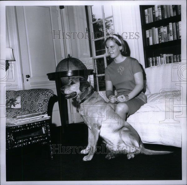 1966, Lydia Sherer Labrador Clem Socialist - RRU60673 - Historic Images
