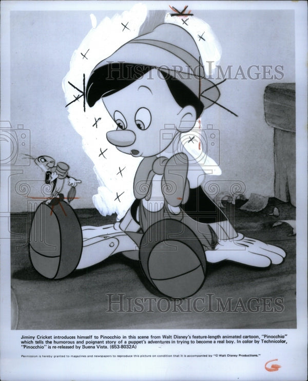 1981 Pinocchio Jimmy Cricket Walt Disney - RRU61819 - Historic Images