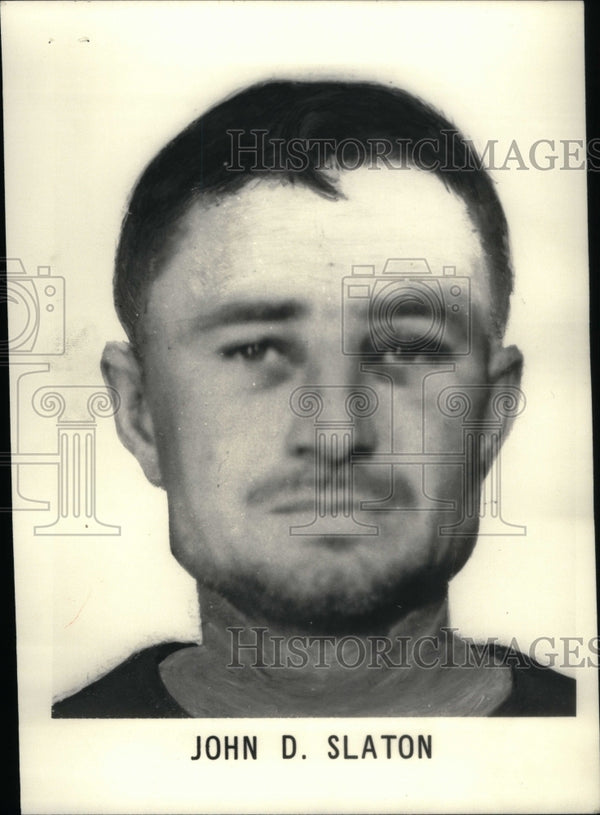 1967 Press Photo John D. Slaton Criminal Mug Shot - RRU64055 - Historic ...