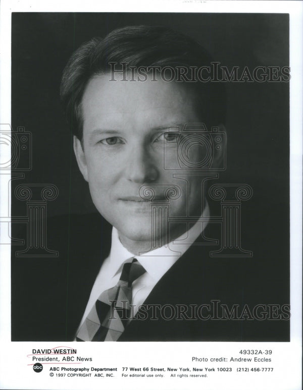 2001 Press Photo David Westin President ABC News - RRU67583 - Historic ...