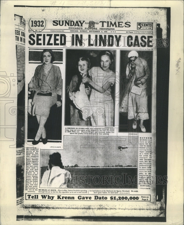 1944 Lindy Case Chicken campaign obligate - Historic Images