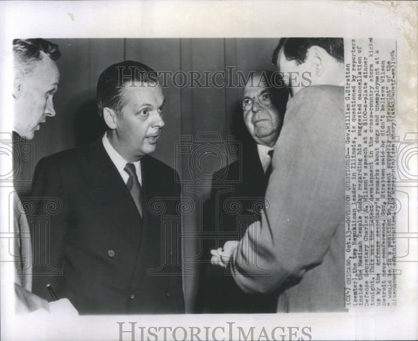 1954, Gov. William G. Stratton Republican - RRU84441 - Historic Images