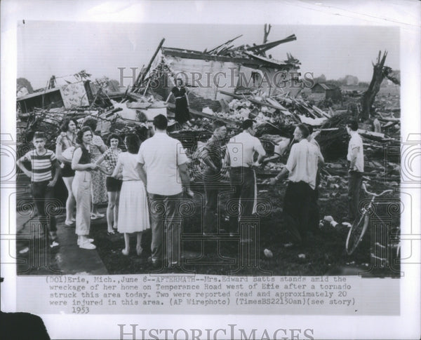 1953 Press Photo Aftermath Mrs Edward Batts Temperance - RRU85585 ...