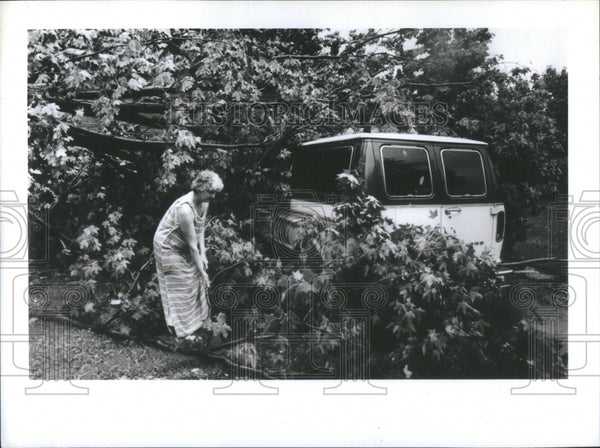 1983 Press Photo Agnes Bernard Randolph Storm Michigan - RRU85625 ...
