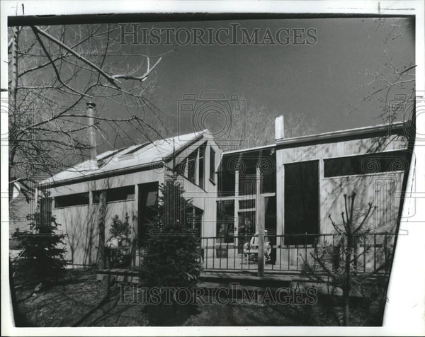 1986 Press Photo Unusual House Architecture Steel - RRV01213 - Historic ...