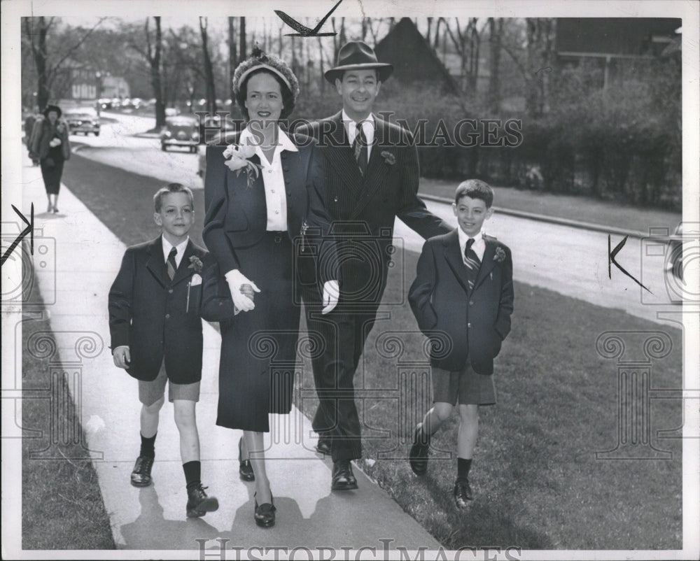 1949 Mr and Mrs George Munro Detroit Societ - Historic Images