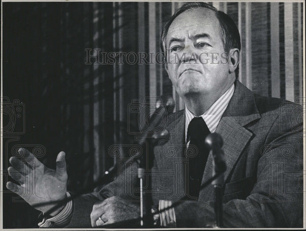 1973 VP Humphrey Denver Press Conference - Historic Images