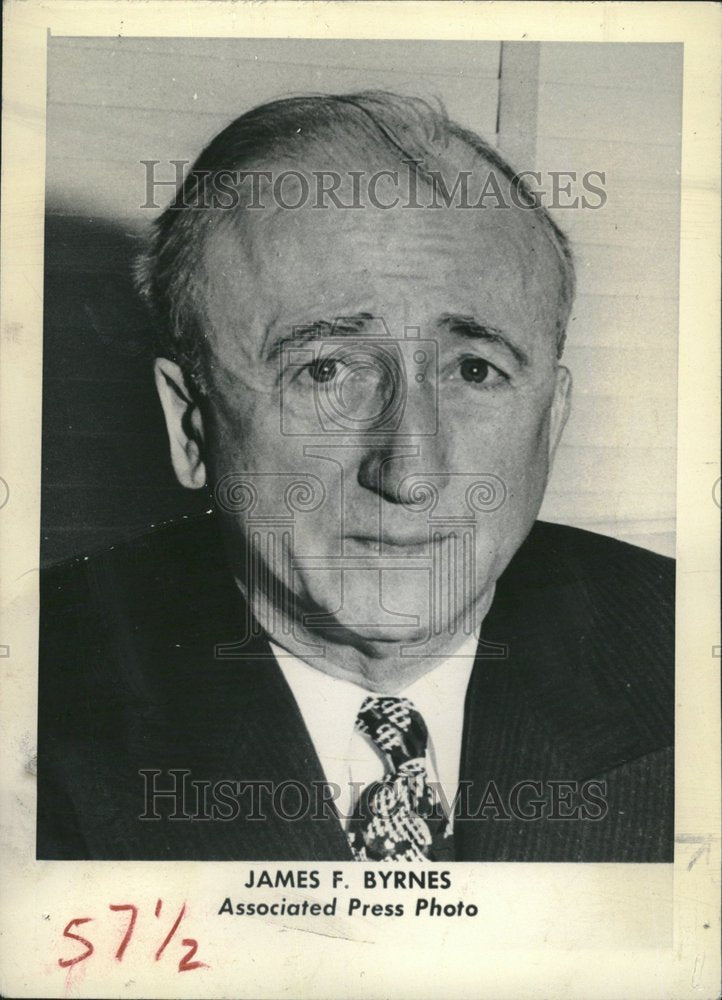 1952, James Francis Byrnes Statesman South - RRV21353 - Historic Images
