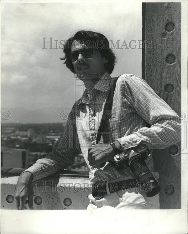 1975 Press Photo Mark Boulding Artist - Historic Images