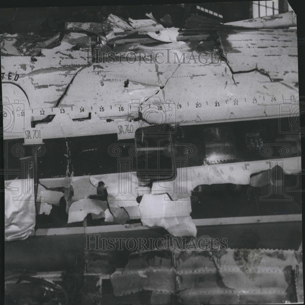 1955 Press Photo United Airlines Flight 629 Explosion - Historic Images
