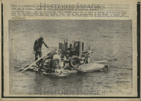 1973, Rigged mining helena missouri gold - RRV42341 - Historic Images