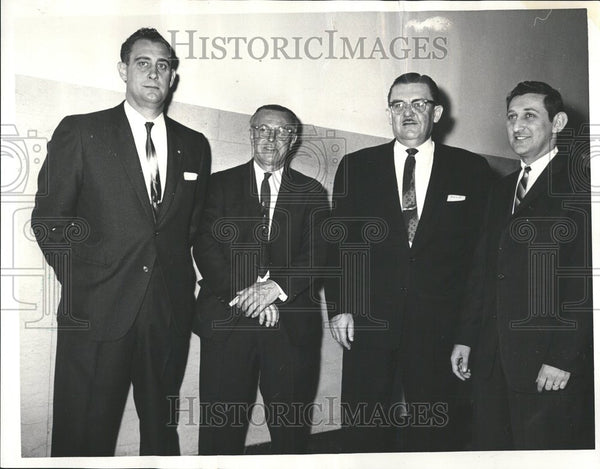 1963 Lawyers Gather for Stickney Case - Historic Images