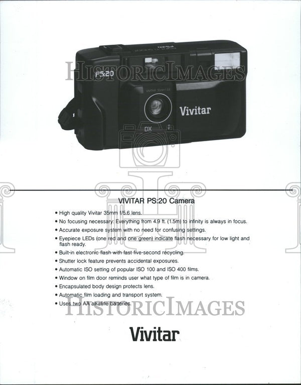 1987 Press Photo Vivitar Camera System Automatic Motor - RRV61871 ...