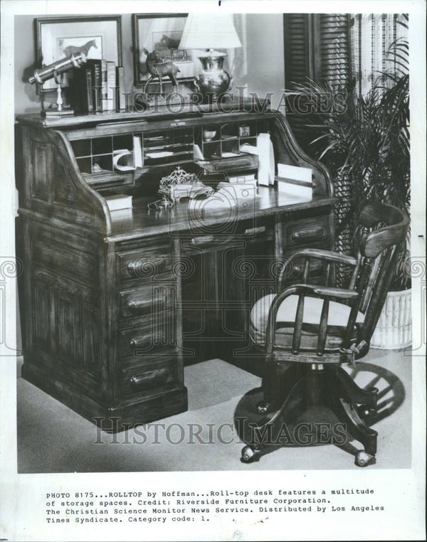 1983 Press Photo rolltop desk Riverside reproduction - RRV64133 ...