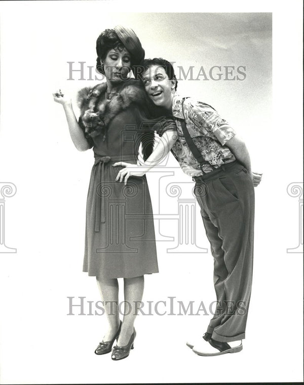 Press Photo Peggy Roeder Ross Lehman Star Time Lisa - Historic Images